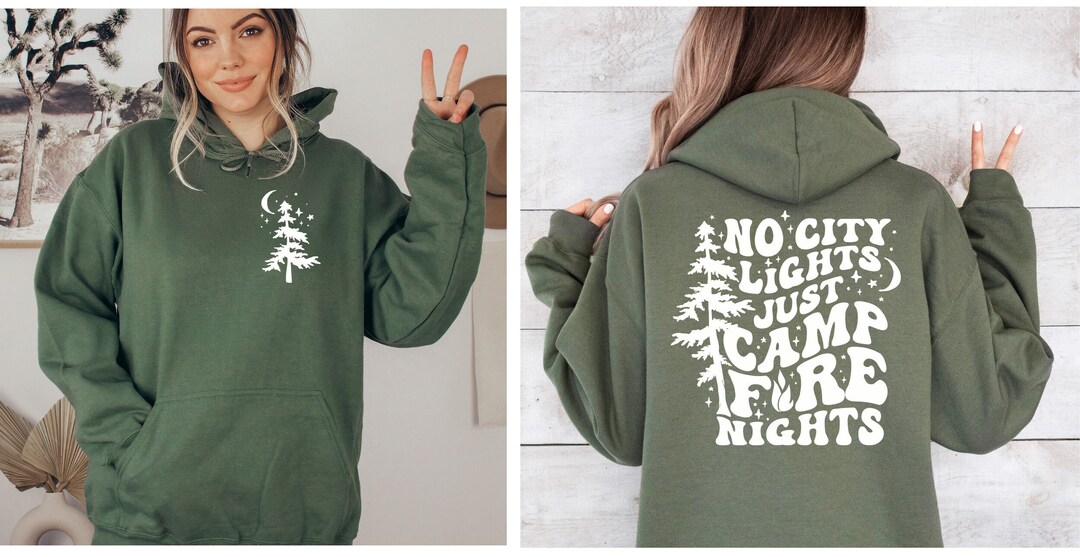 Camping Hoodies, Outdoor Hoodies, Unisex Hoodie, Campfire Hoodies ...