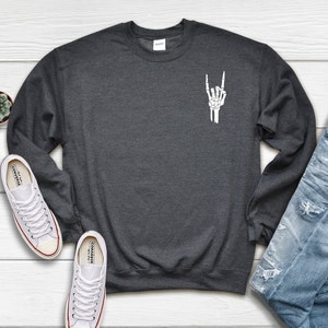 Skeleton Peace Sign Shirt Halloween Shirt Skeleton Hand - Etsy