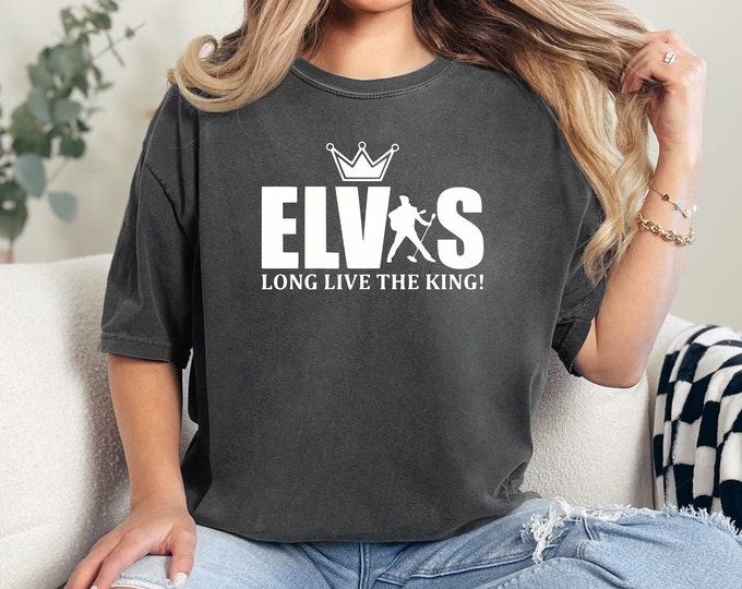 Elvis Presley Comfort Colors Shirt, Elvis Presley Gift, Elvis Presley ...