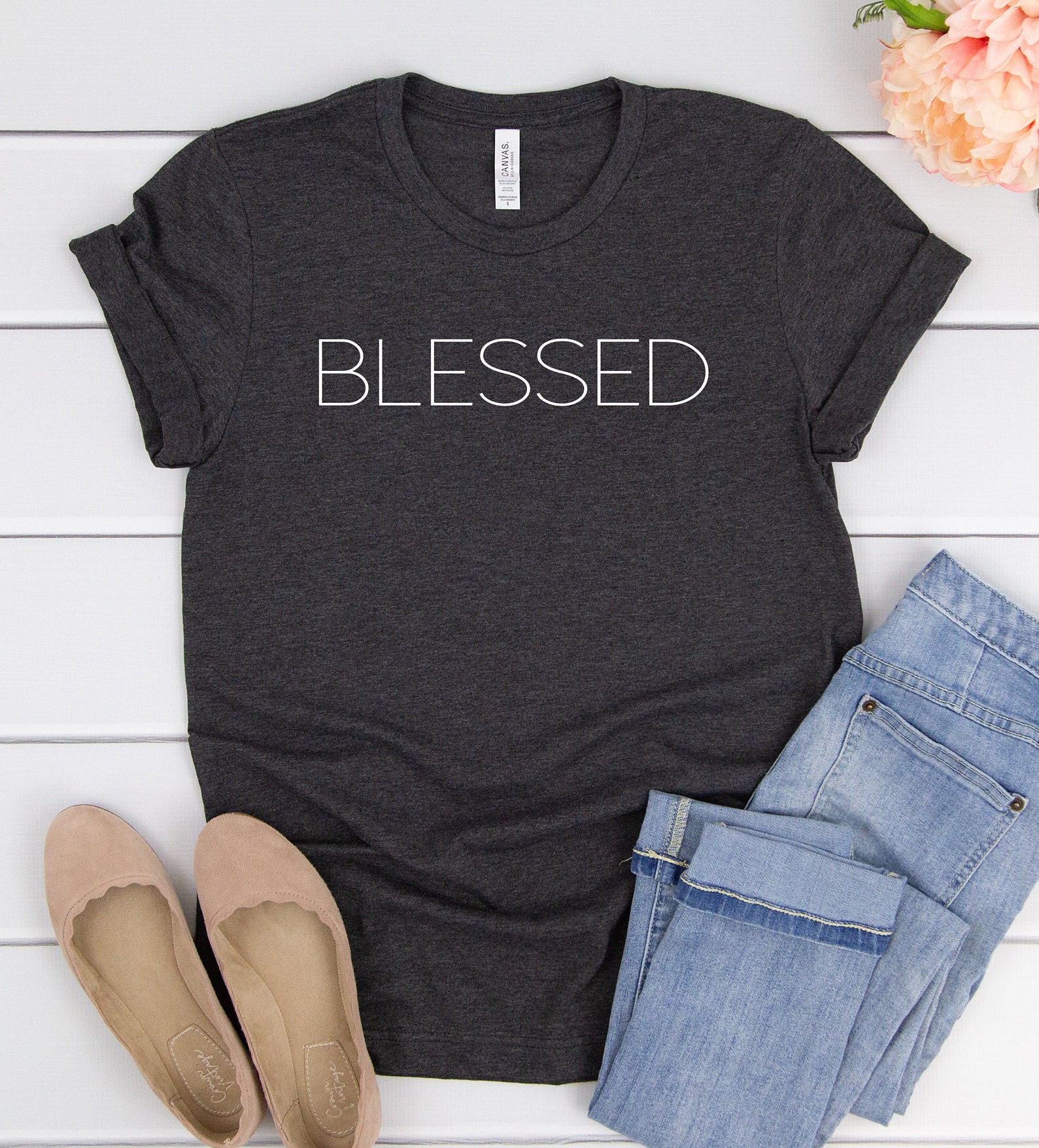 Blessed Tee Shirt Christian Shirt Blessed T-Shirt | Etsy