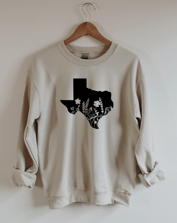 Texas Sweatshirt Texas Shirt Texas Gifts Texas Tshirt | Etsy