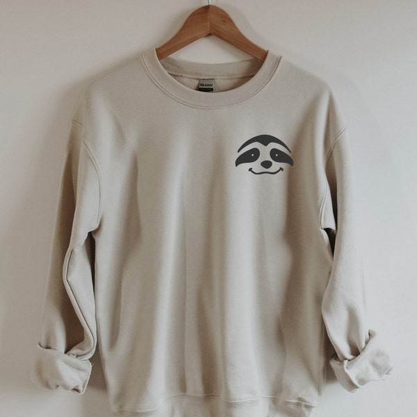 Sloth Sweatshirt - Etsy