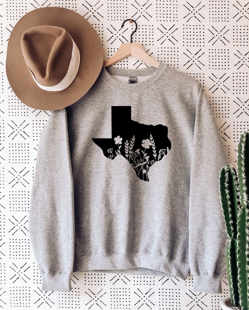 Texas Sweatshirt Texas Shirt Texas Gifts Texas Tshirt | Etsy