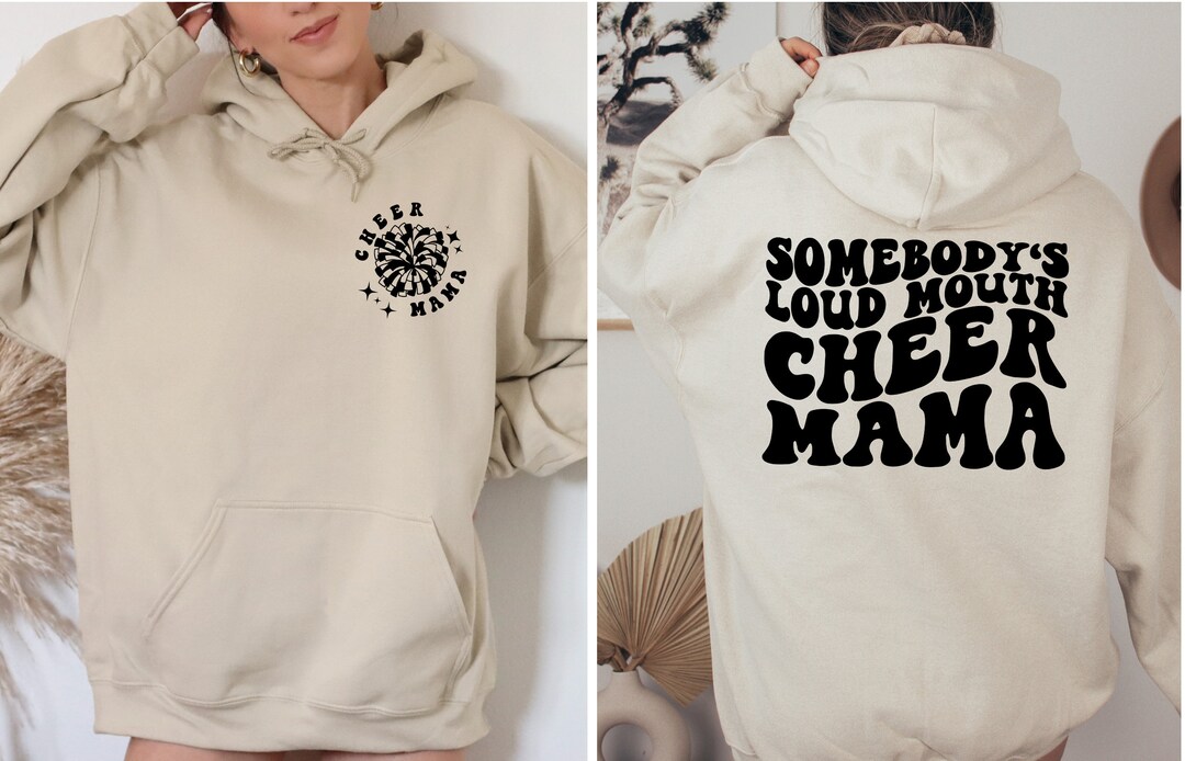 Cheer Mom Hoodie, Cheer Sweater, Mom Hoodie, Love Cheer Gift, Sports ...