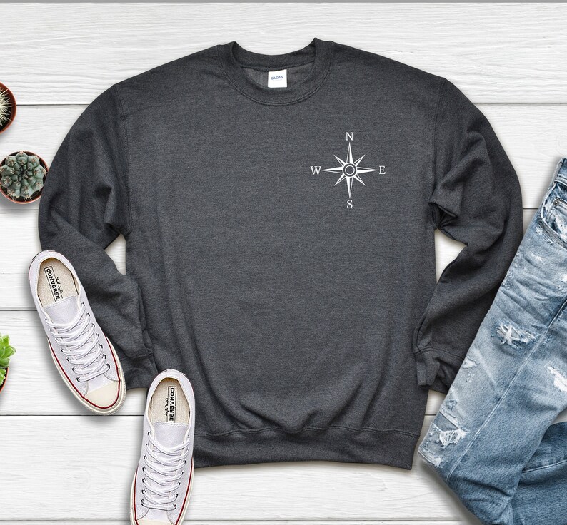 Unisex Compass Shirt Wanderlust and Outdoor Gear Shirt | Etsy