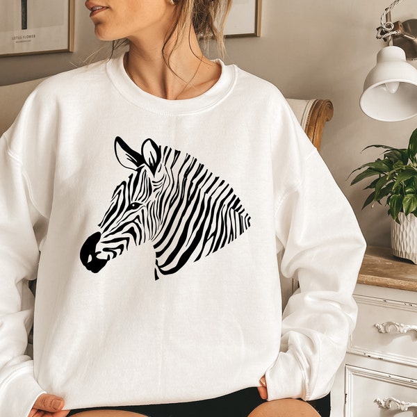 Zebra Sweater - Etsy