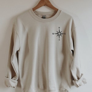 Unisex Compass Shirt, Wanderlust and Outdoor Gear Shirt, Sweatshirt - Etsy