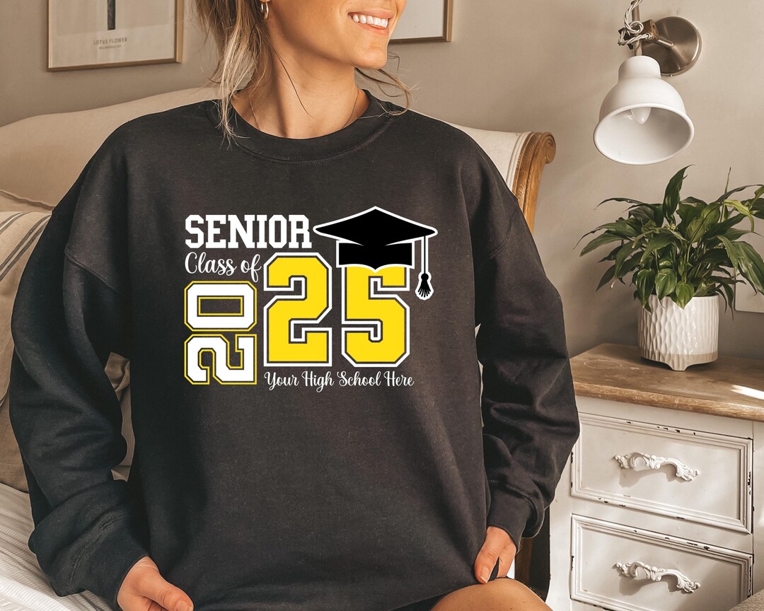 Custom Senior 2025 Sweatshirt, Graduation 2025 Hoodie, Senior Gift ...
