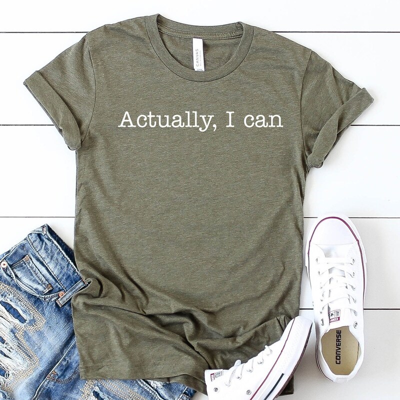 Actually I Can - Etsy
