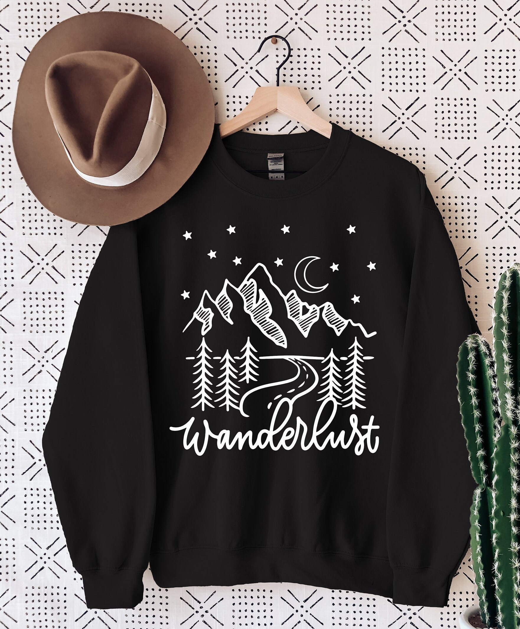 Wanderlust Shirt Sweatshirt Travel Shirt Hiking Shirt | Etsy