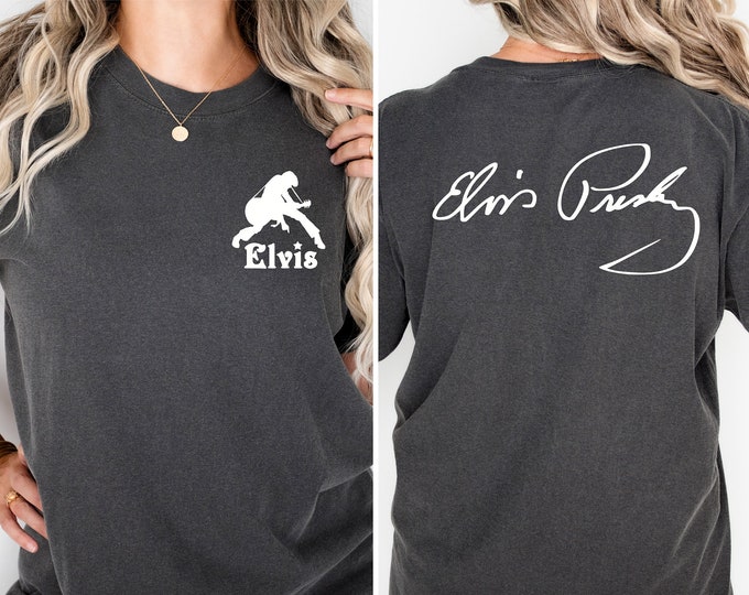 Elvis Presley Comfort Colors Shirt, Elvis Presley Gift, Elvis Presley ...