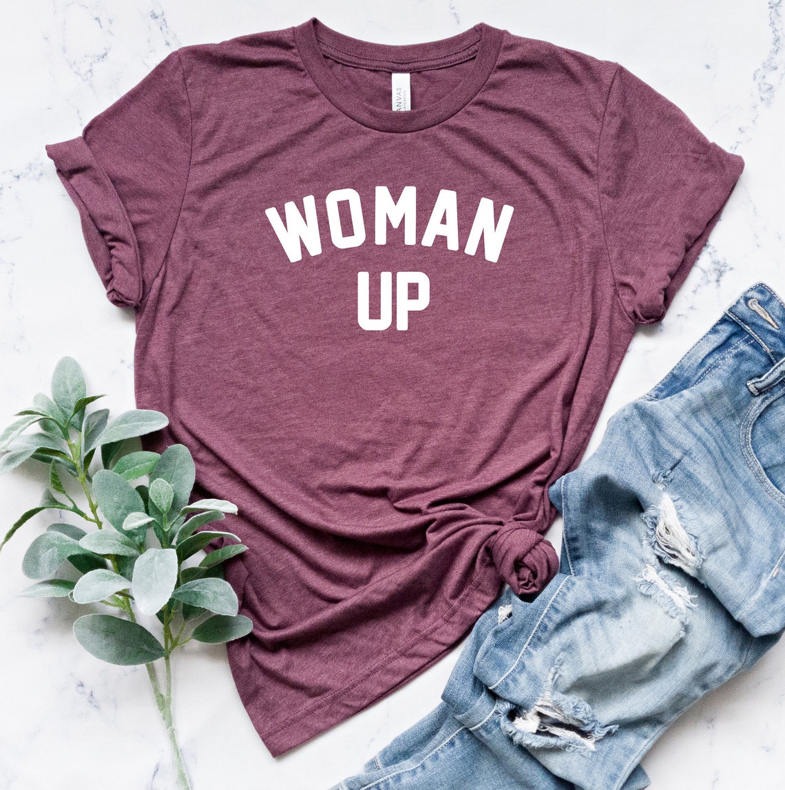 Woman up T-shirt Feminist Woman up Shirt Strong Woman Shirt | Etsy