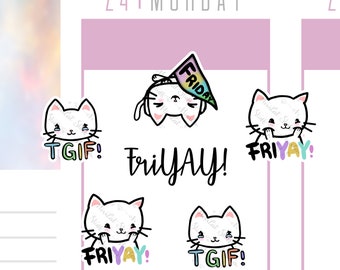 Friyay Stickers | Etsy