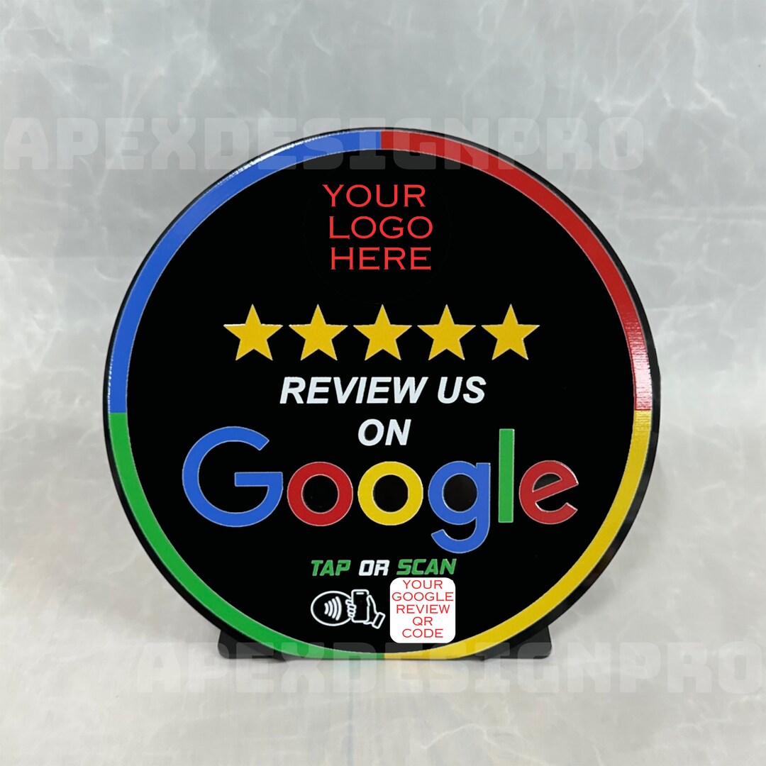 Google Review Tap or Scan Stand, Google Review Sign to Boost Online ...