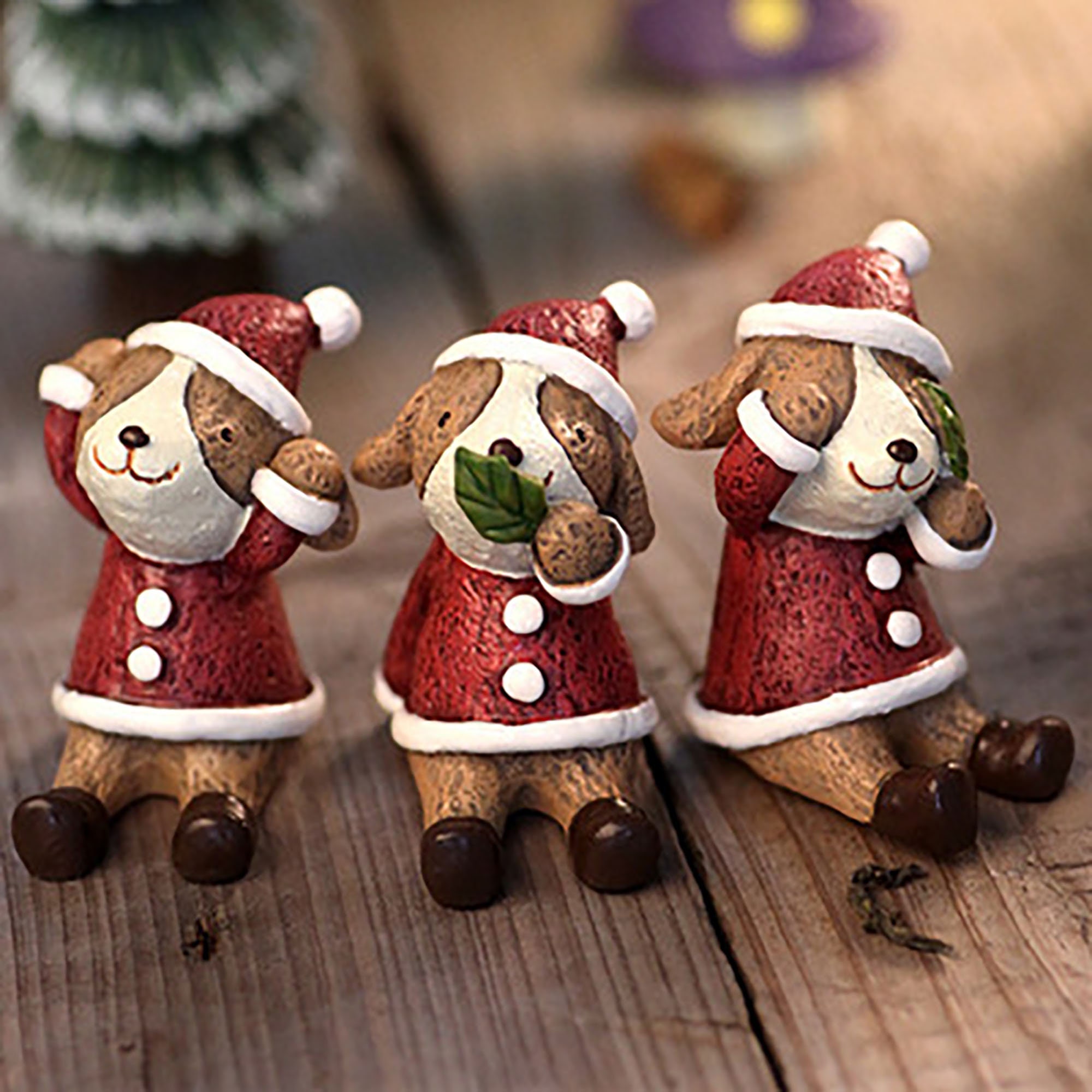 2pcs resin figurines Cute little critters Cartoon character | Etsy