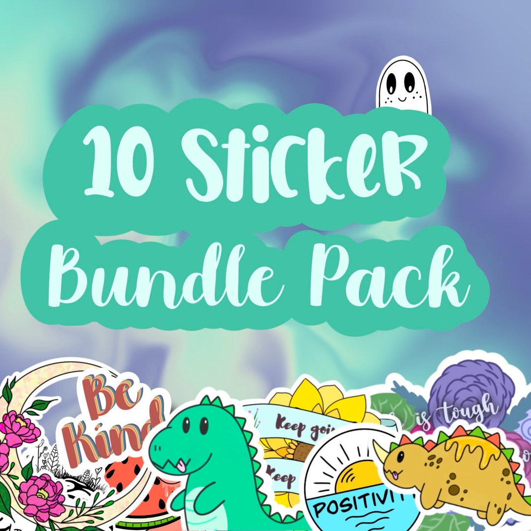 10 Sticker Bundle Pack Choose Any 10 Stickers at a Discounted Price ...