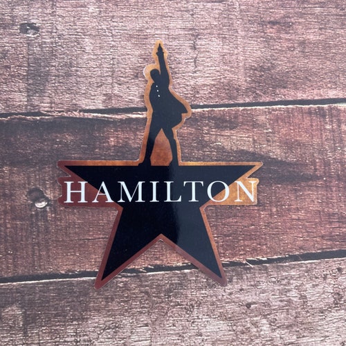 Hamilton Glossy Vinyl Stickers Broadway Musical Theater - Etsy