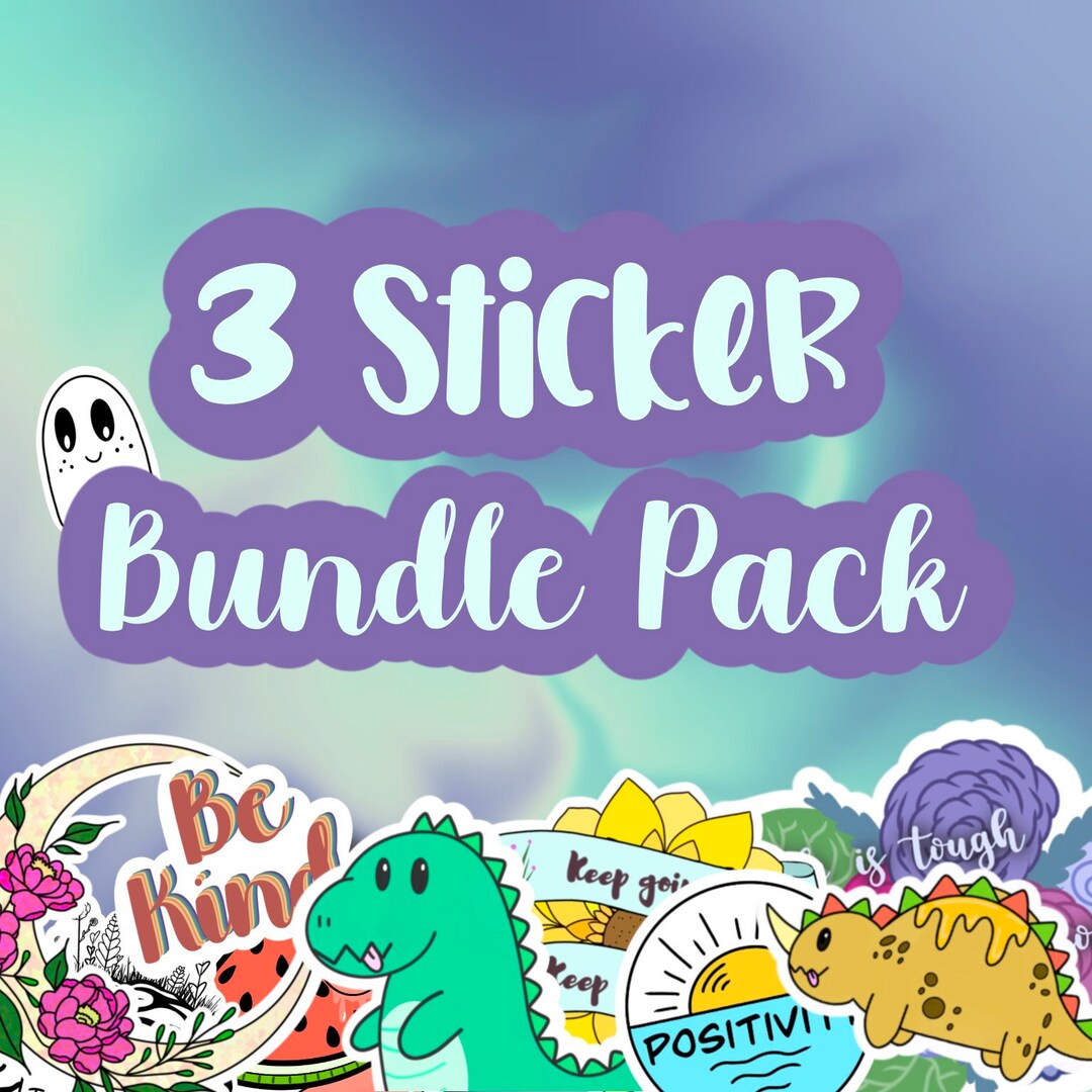 3 Sticker Bundle Pack Choose Any 3 Stickers at a Discounted Price ...