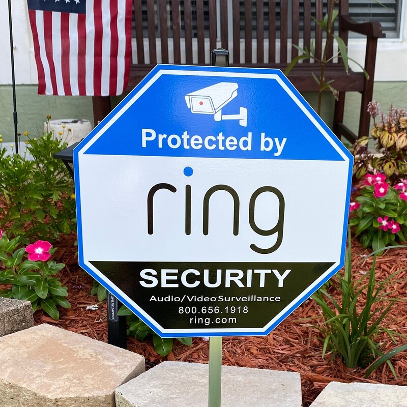 Ring Security Sign - Etsy