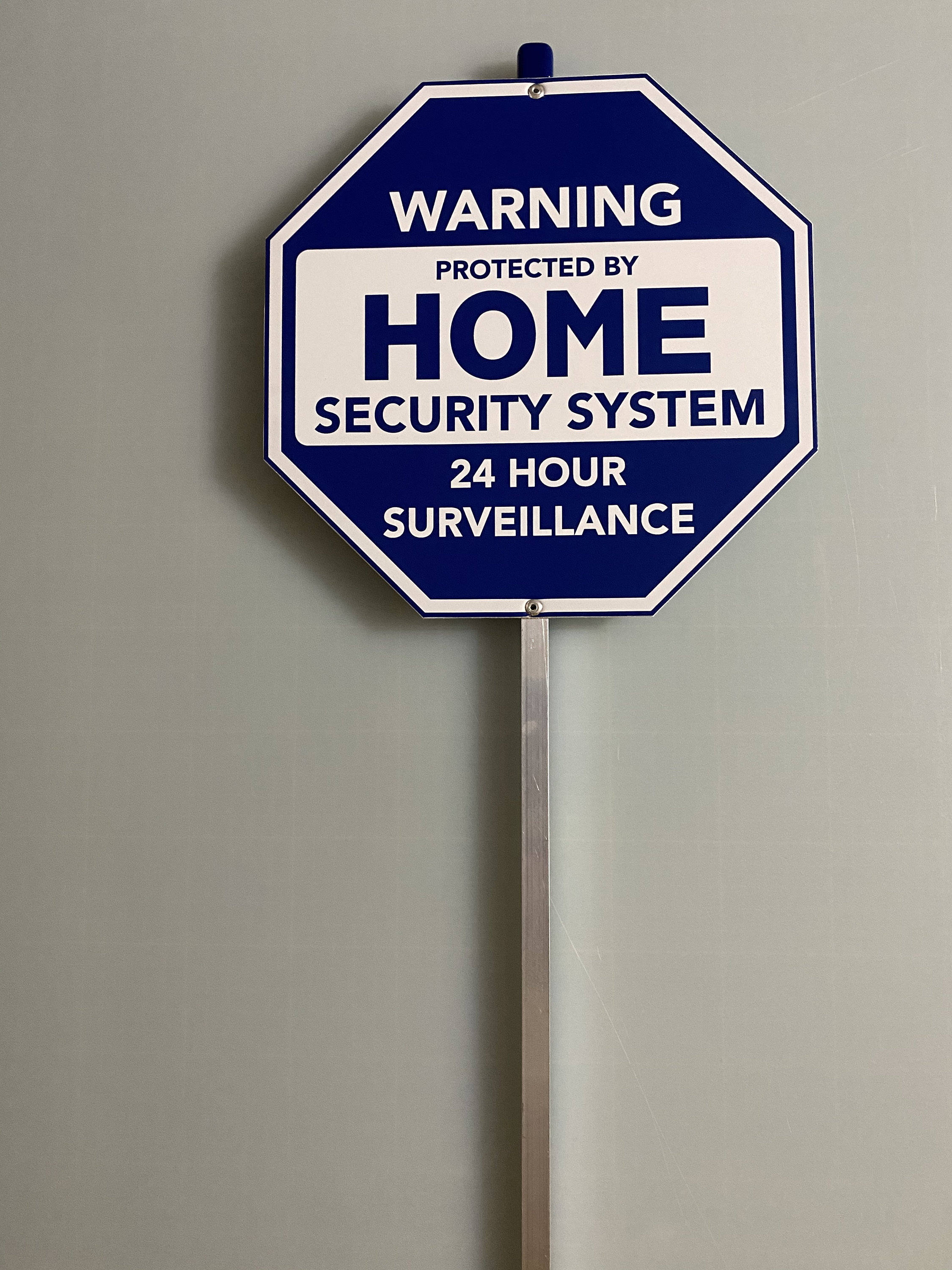 HOME SECURITY SYSTEMA yard sign | Etsy