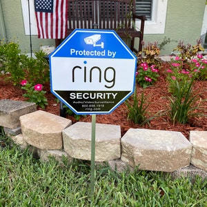 Ring Security Yard Sign - Etsy