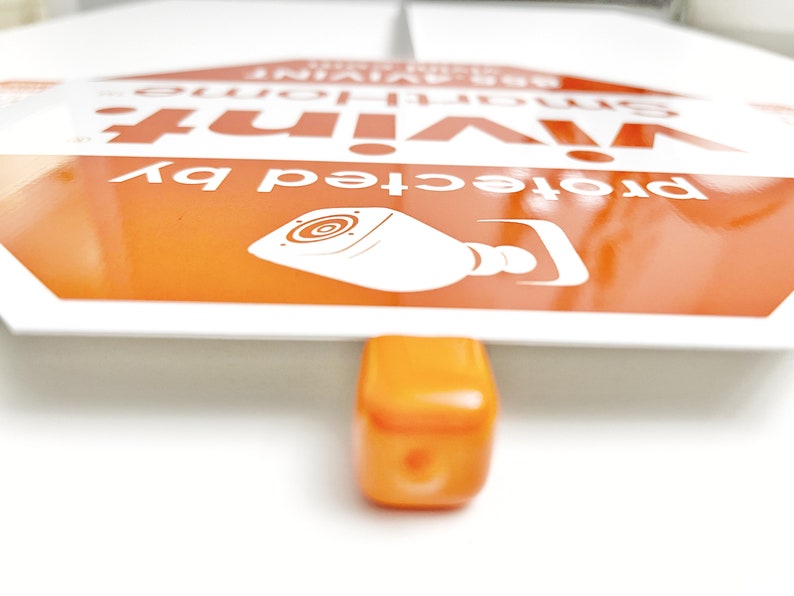 VIVINT Security Yard Signs 10 in X 10 in 100% Aluminum With 6 Stickers ...