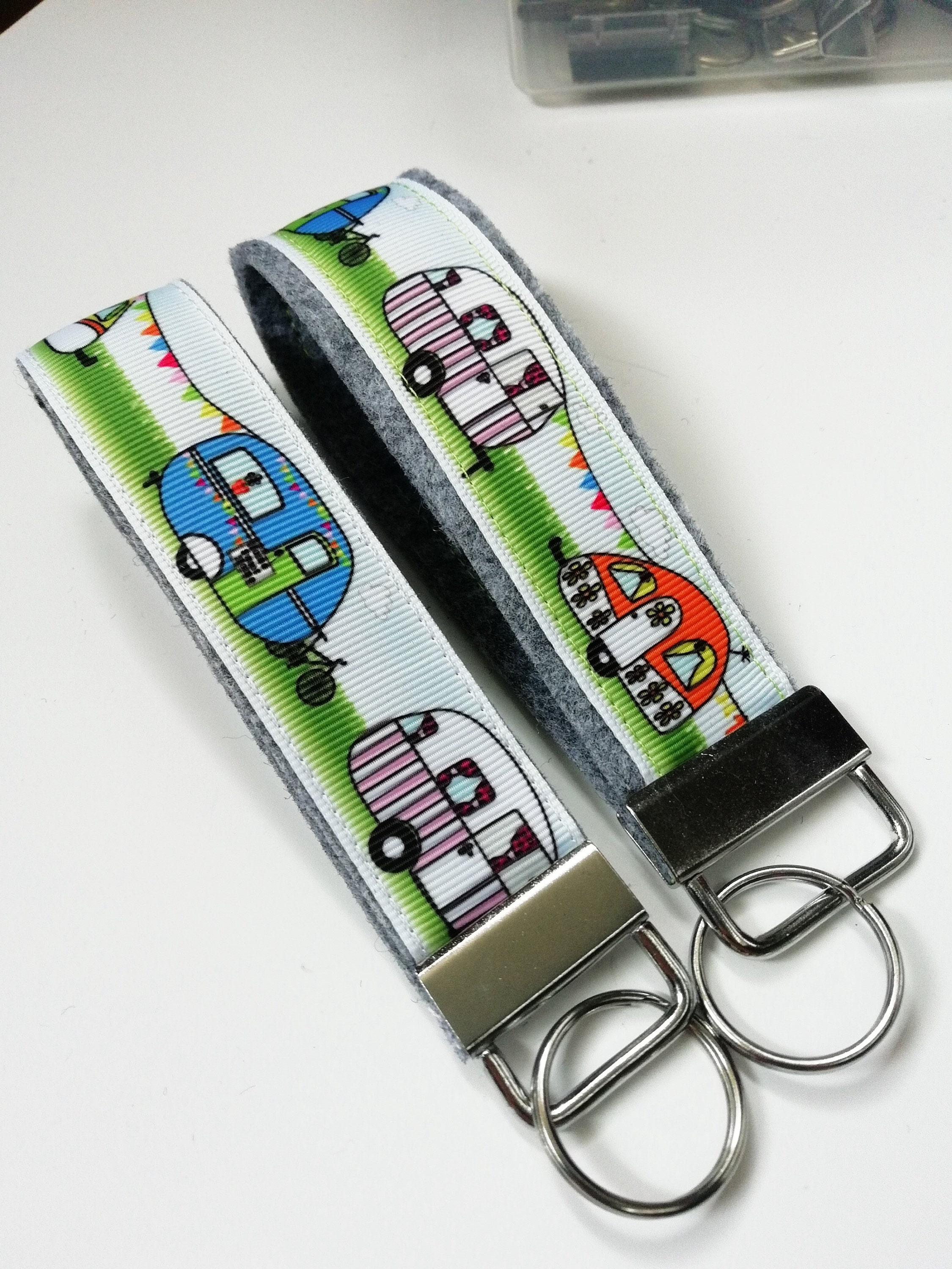 Felt Keychain Caravan Camper Color Selectable Summer - Etsy UK
