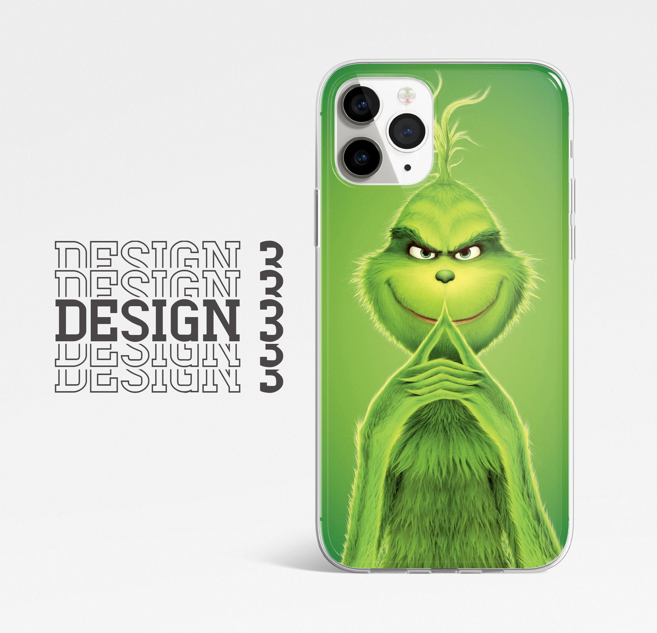 Grinch Phone Case Christmas Cover Fit for Iphone 14 Pro 13 - Etsy