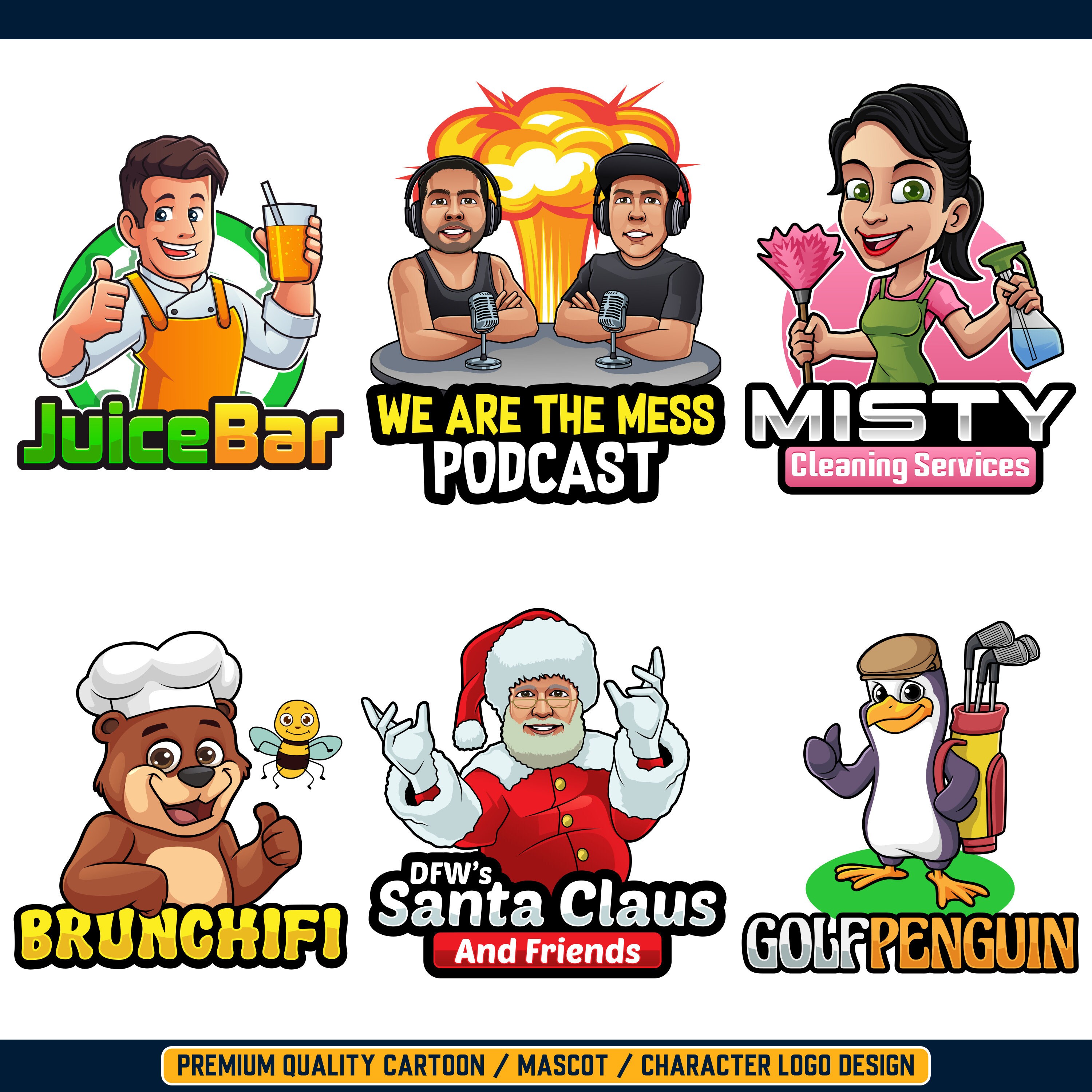 Caricature Logo Design