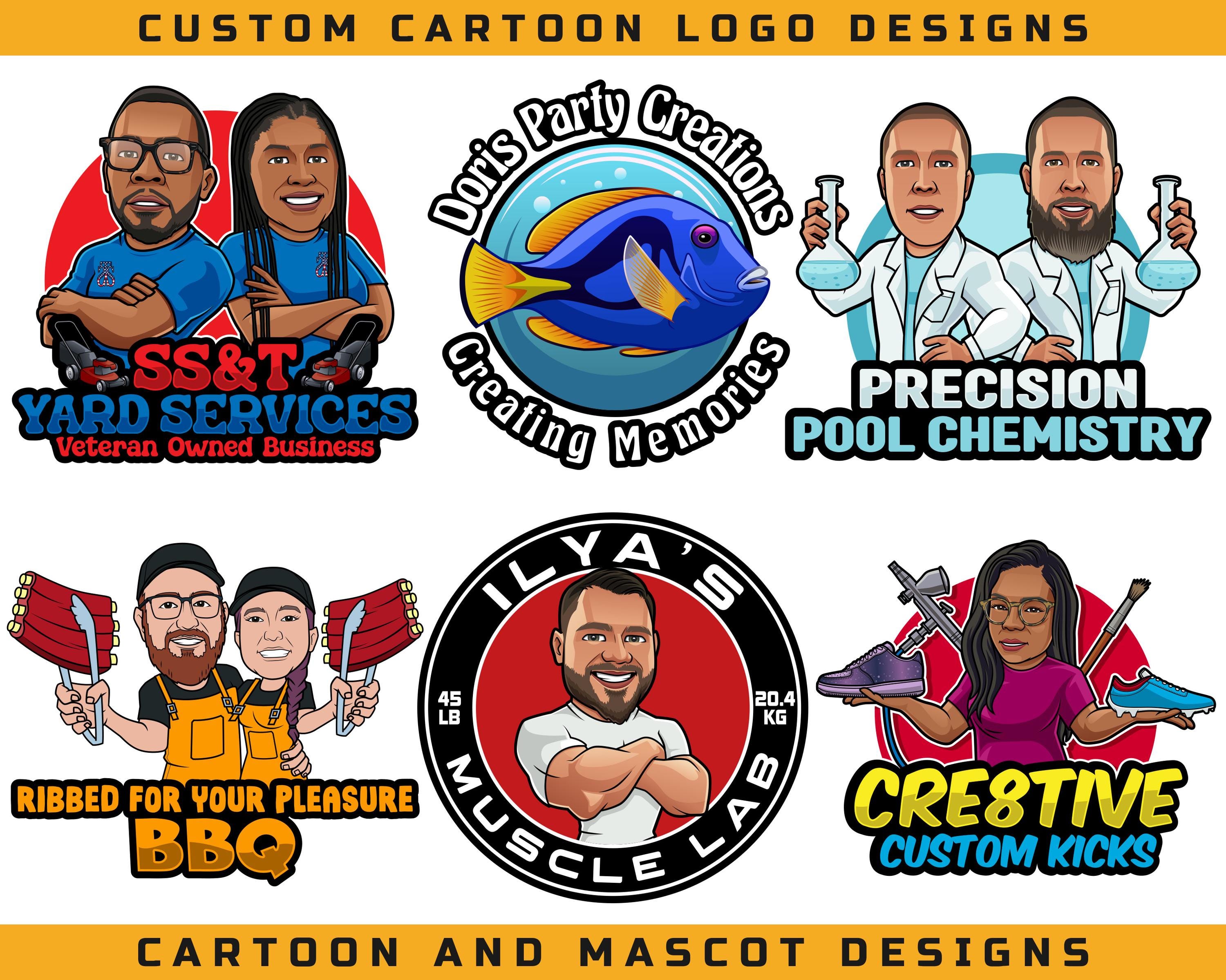 Fictional Characters Logo I Will Create Awesome Unique Cartoon