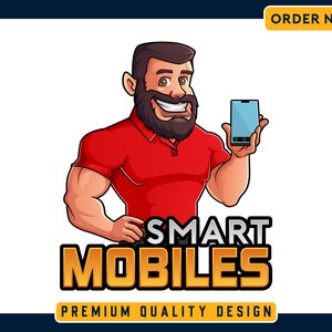 Custom Your Character Mascot Logo/ Cartoon Logo/ Avatar Logo ...