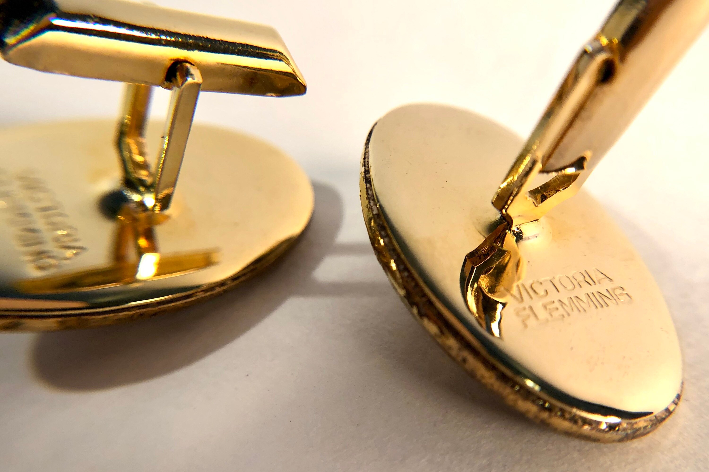 Vintage Victoria Flemming Fused Glass Modernist Style Cufflinks - Etsy
