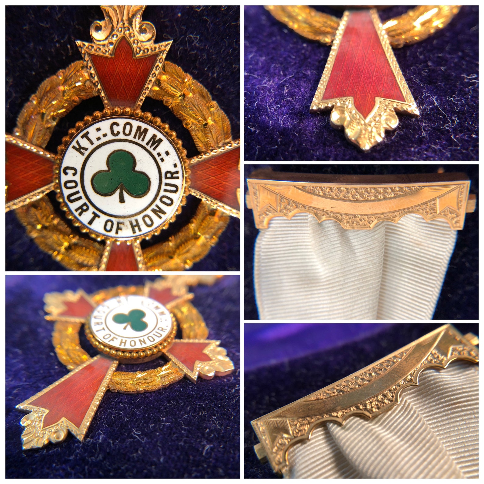 Antique Masonic Jewels / Medals 32 Degree AND 33 Degree Scottish Rite ...