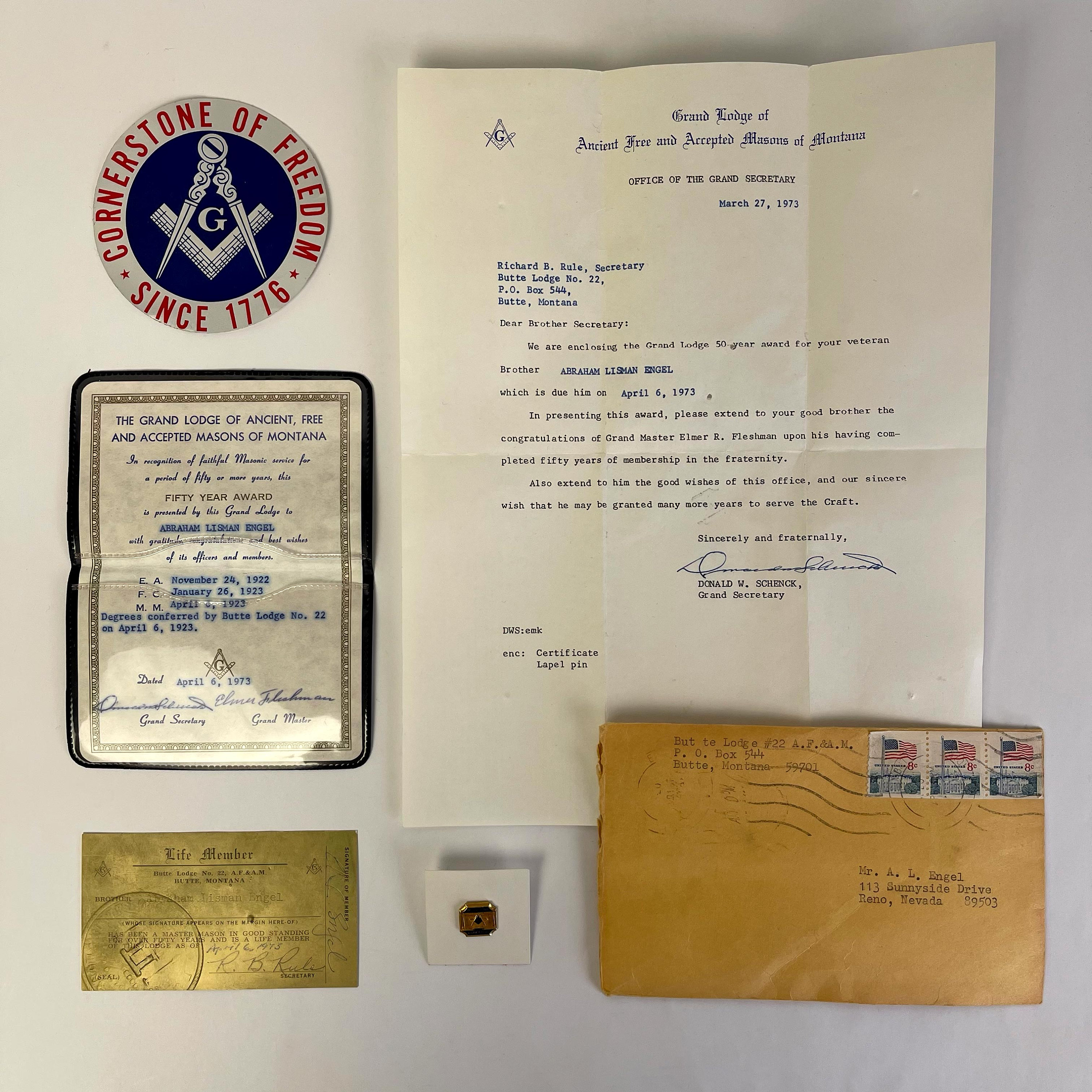 Massive Historical Masonic Treasure Trove Freemason Collection of 32 ...