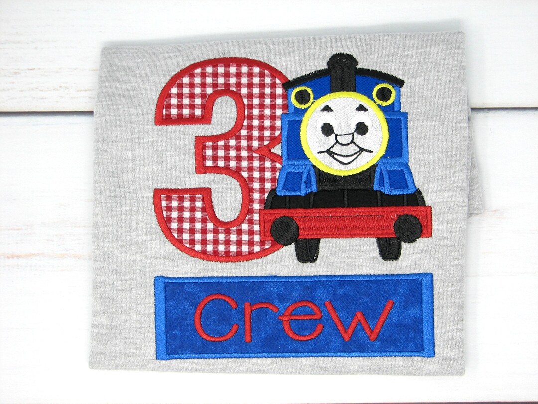 Boys Train Birthday Shirt, 3rd Birthday, Choo Choo Train Shirt ...