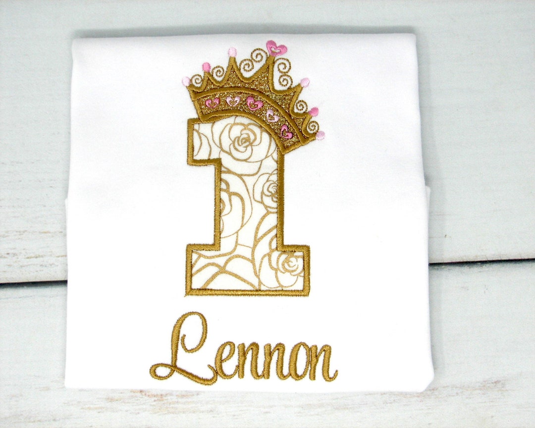 Girls Princess Birthday Shirt, Princess Birthday, Girls 1st Birthday ...