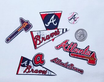 Atlanta Braves Fabric | Etsy