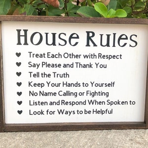 House Rules SVG File | Instant Download for Cricut or Silhouette ...