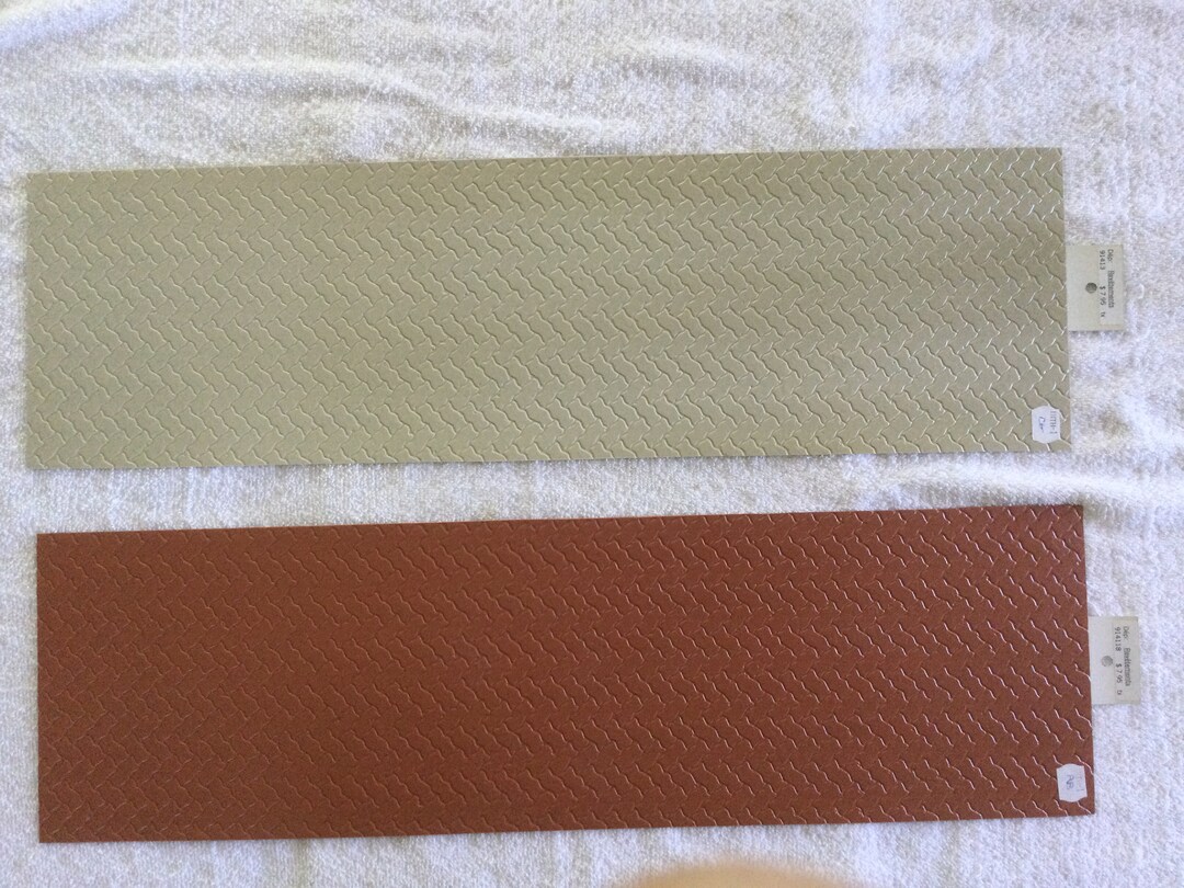 Plastic Patterned Sheet: Concrete, Paving. Vintage 1/12 Model Builders ...