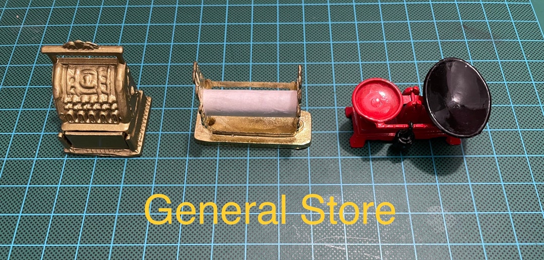 General Store Accessories. Cash, Paper Dispenser, Counter Scale ...