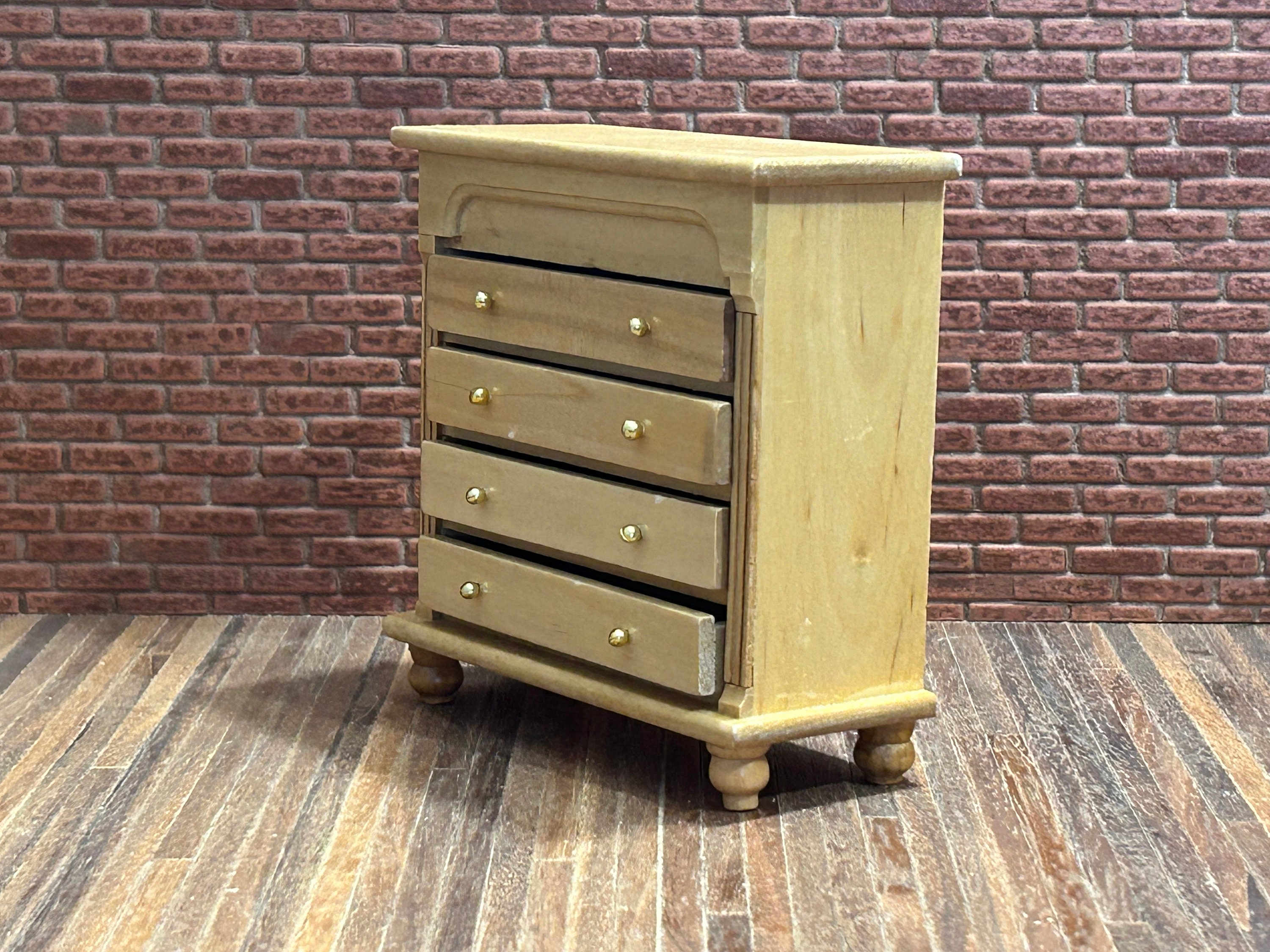 DIY Old Style Bedroom Chest of Drawers With Natural Lacquer Finish ...
