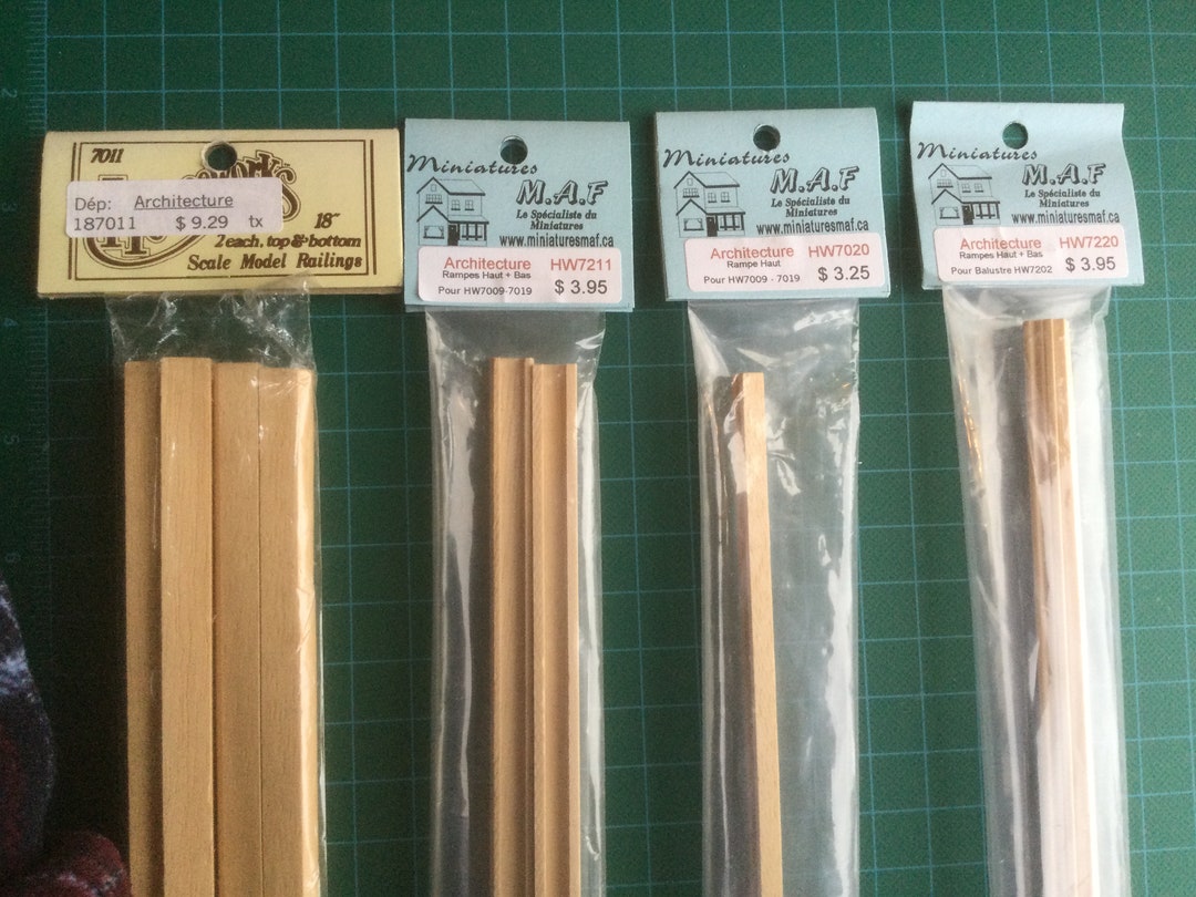 PORCH RAILING SET and Hand Rail for Stairs. Vintage Item 1/12 ...