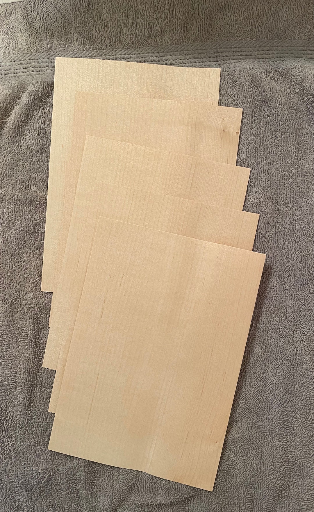 Real Birch Wood Veneer. Ideal for Marquetry, Table Tops, Step Tops Etc ...