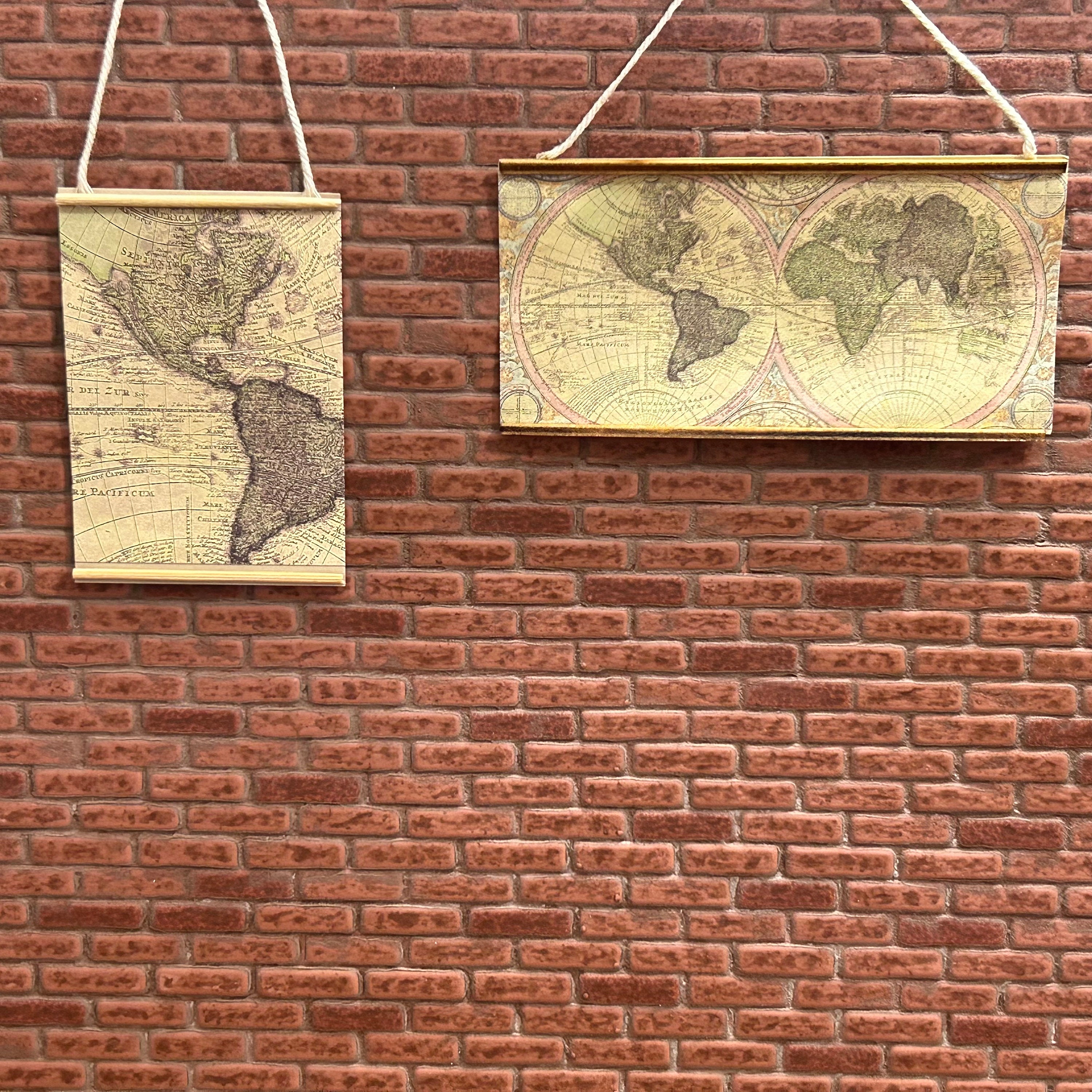 Set of 2 Beautiful Antique Geographical Maps. Very Nice Quality. 1/12 ...