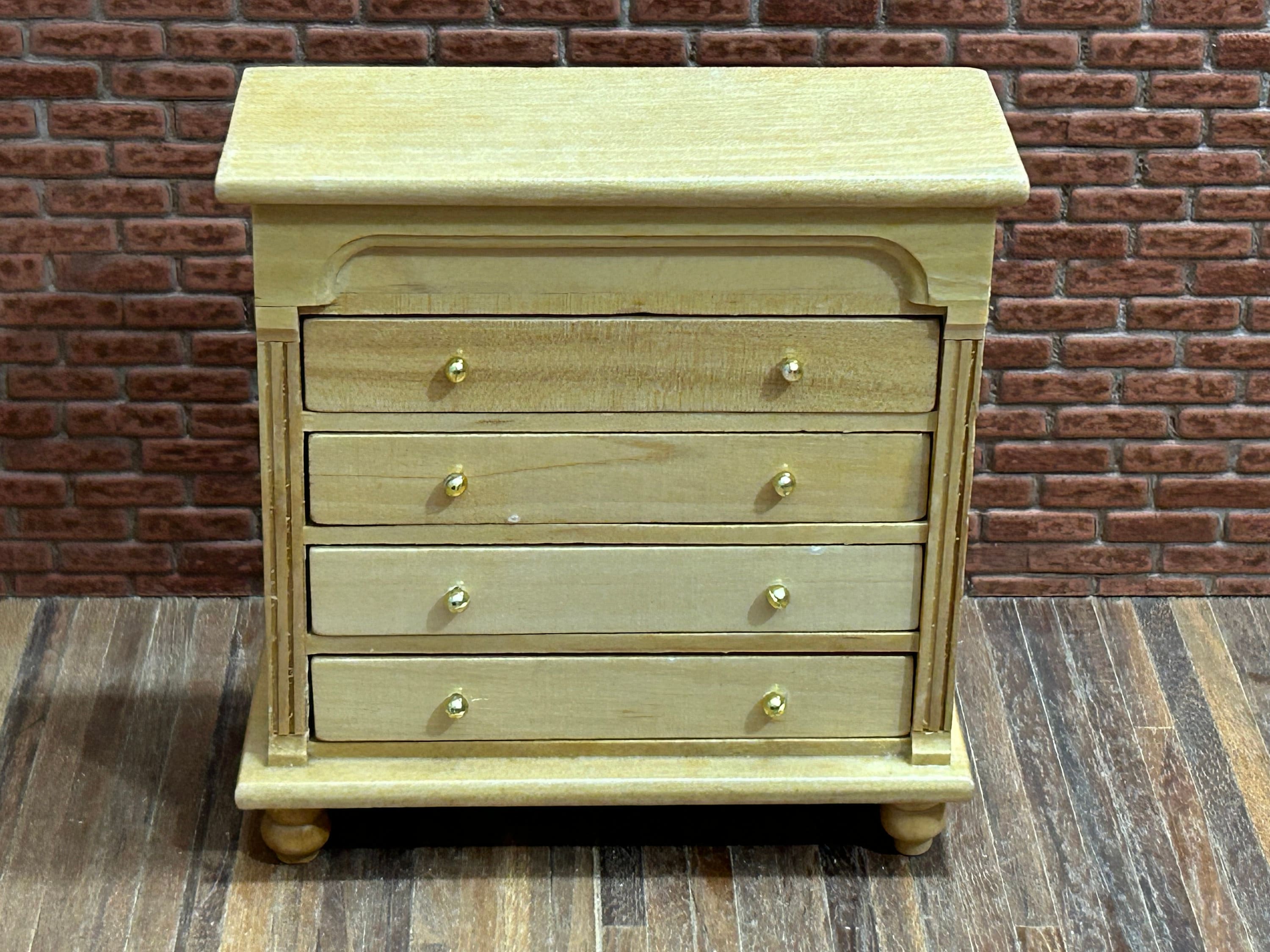 DIY Old Style Bedroom Chest of Drawers With Natural Lacquer Finish ...