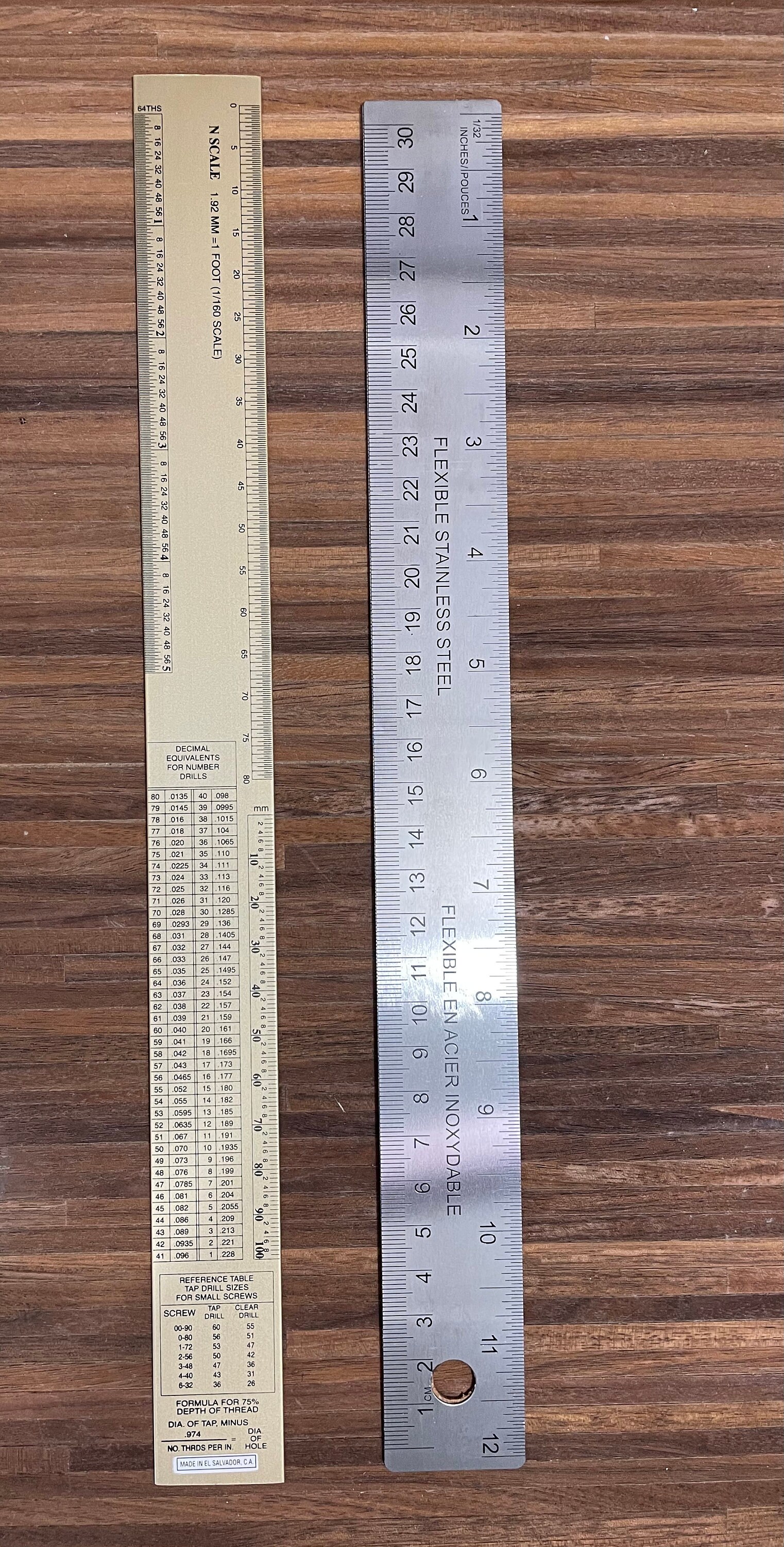 Deluxe Excel Model Railroad Reference Rule. 12 In. Vintage Item. Deluxe ...