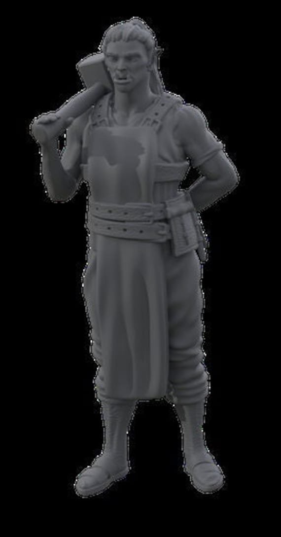 Mezzorca Blacksmith miniature 32 Mm - Etsy