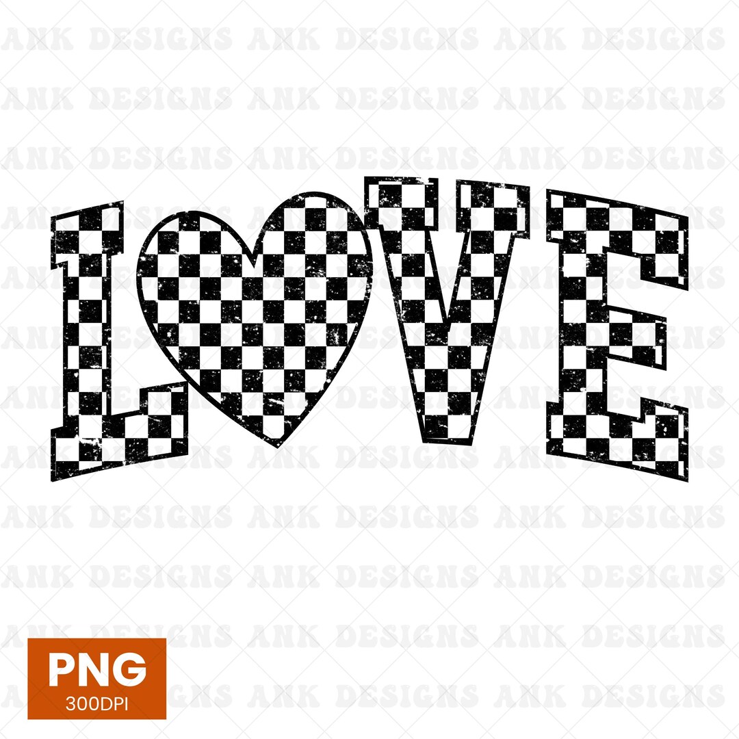 Love PNG: Retro Varsity Sublimation Design (digital Download) - Etsy