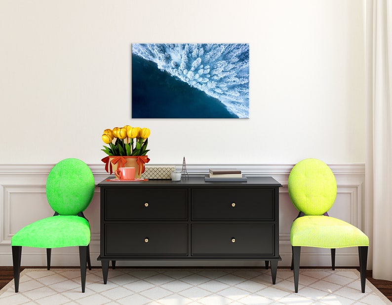 Aerial View Winter Forest Trees Canvas Wall Art Winter Forest - Etsy