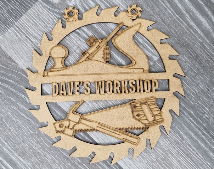 Personalised Workshop DIY Sign,tools Plaque,gift for Him, Present,gift ...